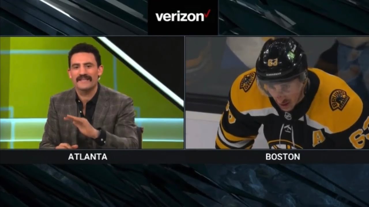 Brad Marchand swears on National Television 1/12/22 - YouTube