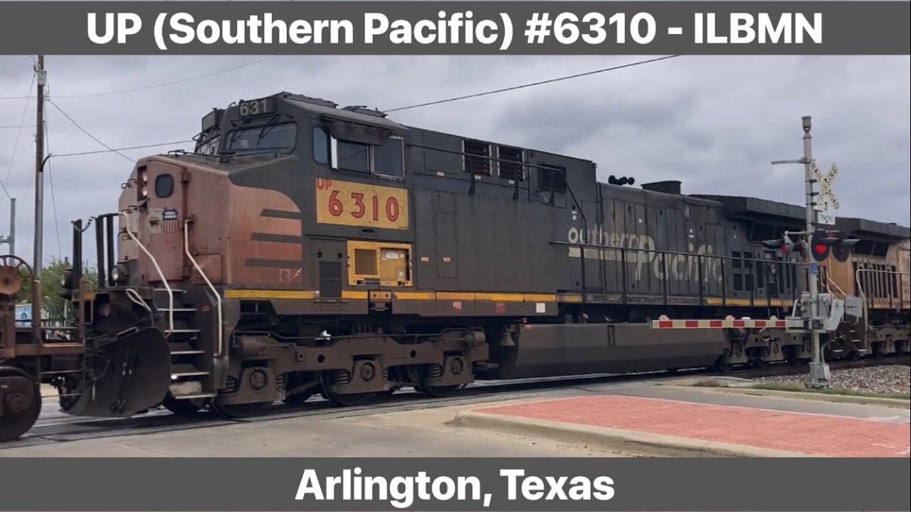 UP (Southern Pacific) #6310 — Mid-Train on the ILBMN near Arlington, TX ...