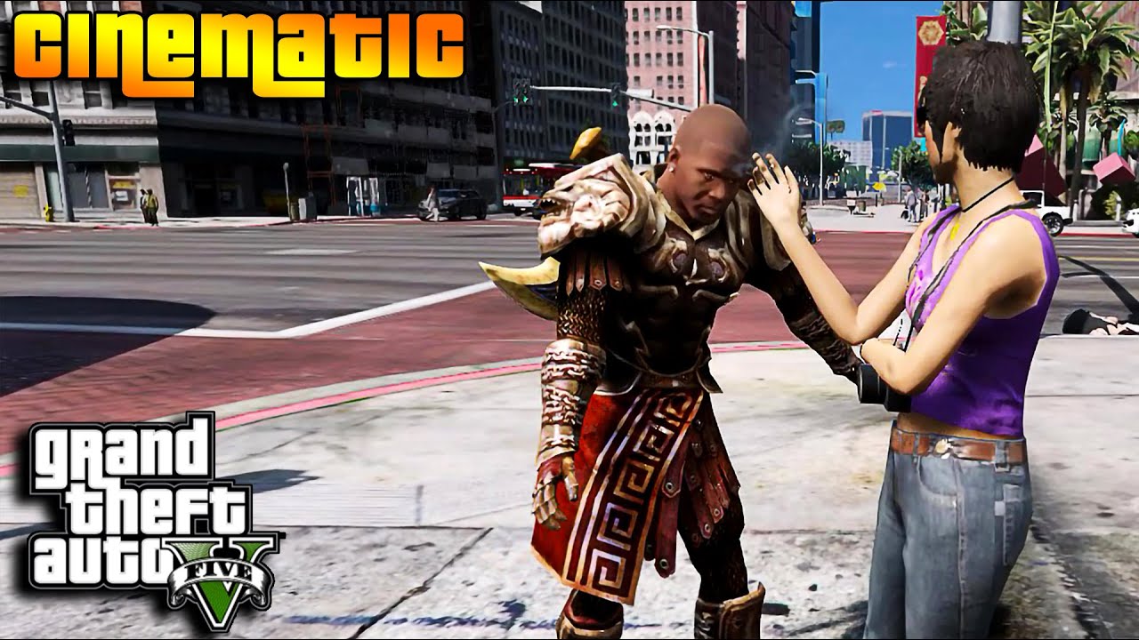 GTA 5 mod God of war 2 - Franklin become god of war - YouTube
