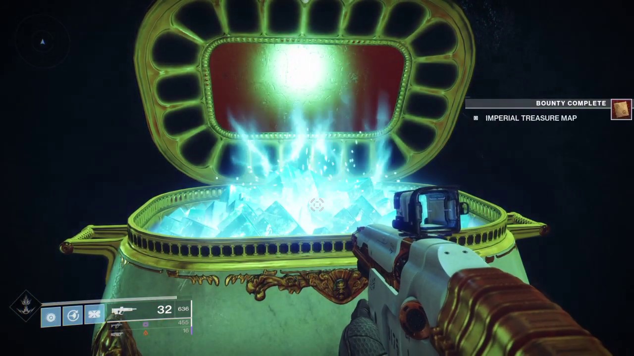 Destiny 2 WELL OF FLAME NESSUS Imperial Treasure Map CHEST LOCATION ...