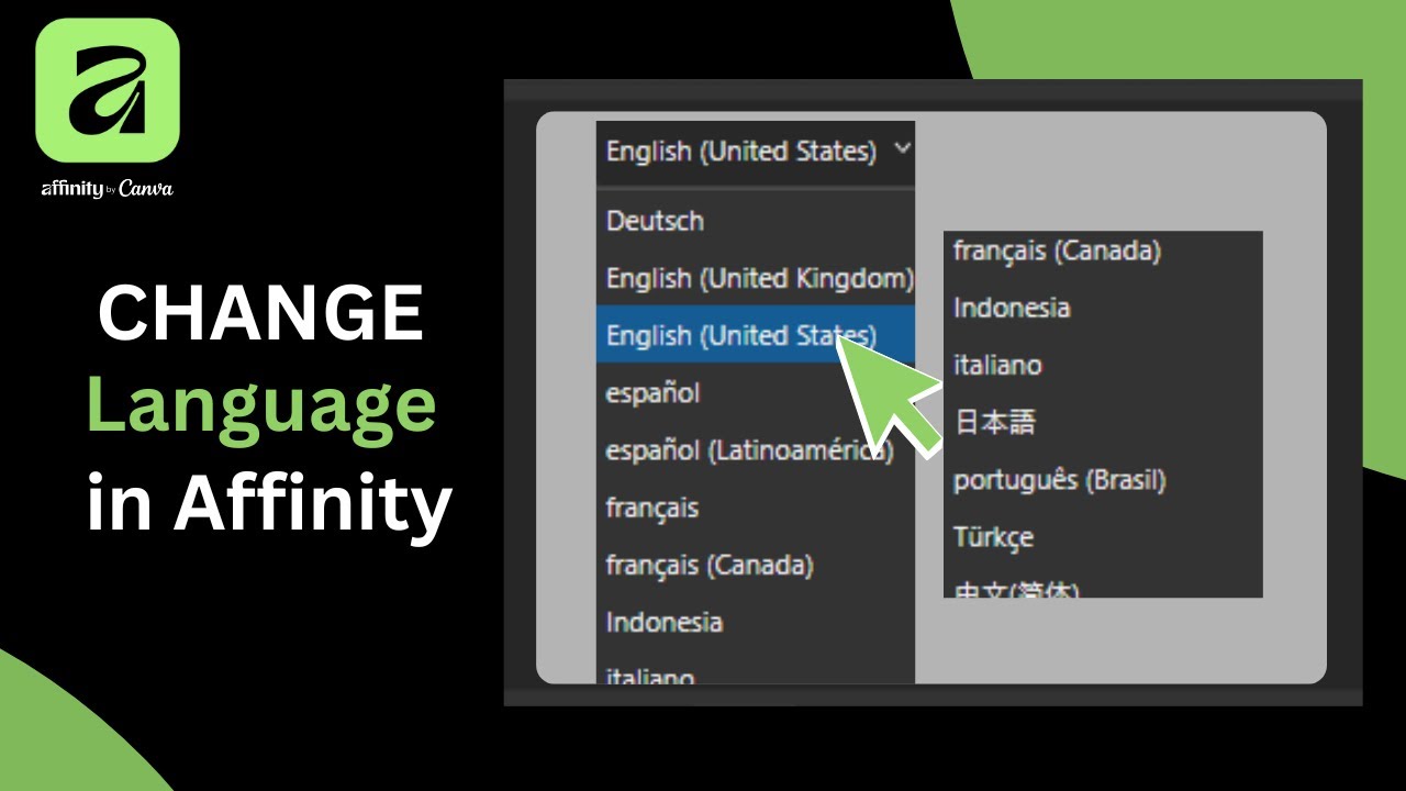 How to Change Language in Affinity – Easy & Fast - YouTube