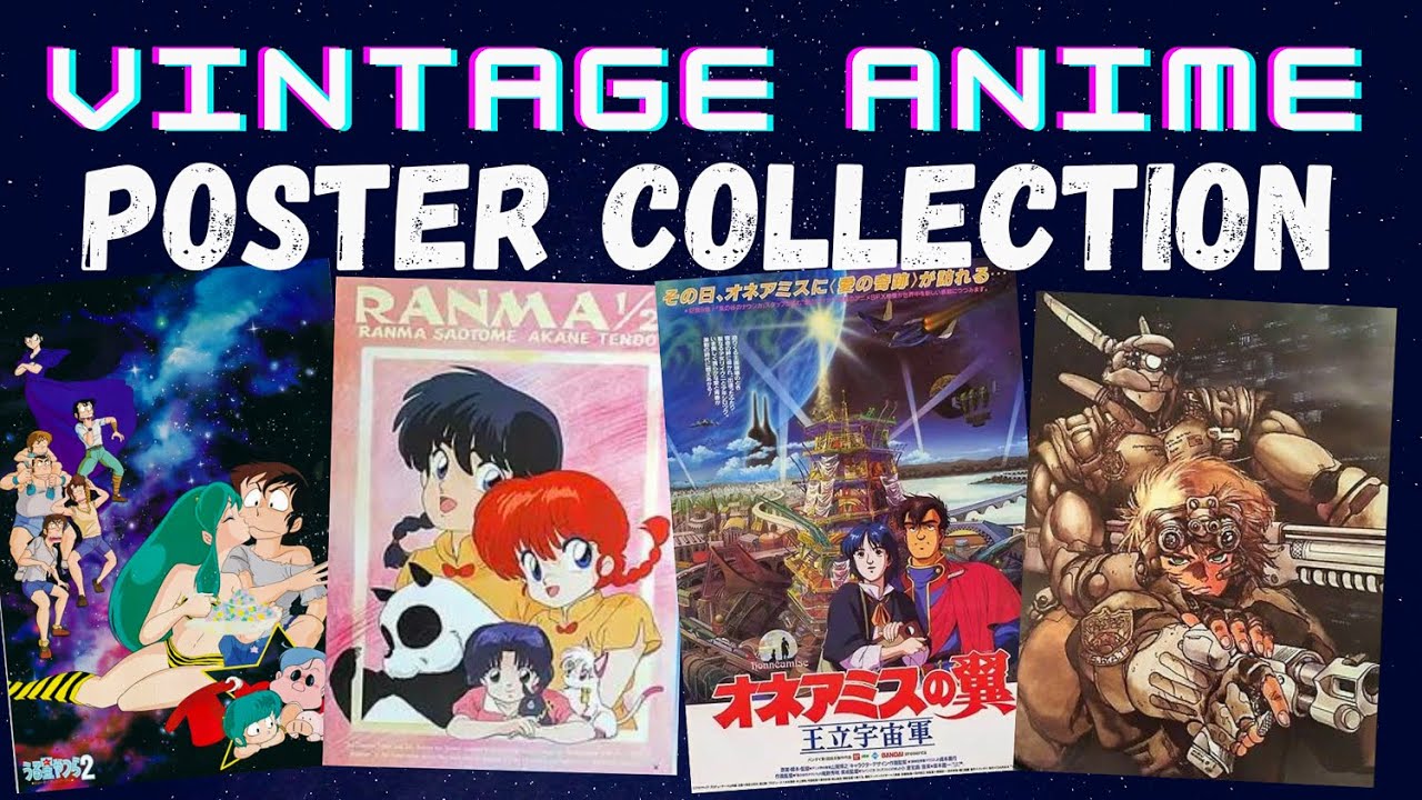 ⭐ Vintage Anime Poster Collection! ⭐ - YouTube