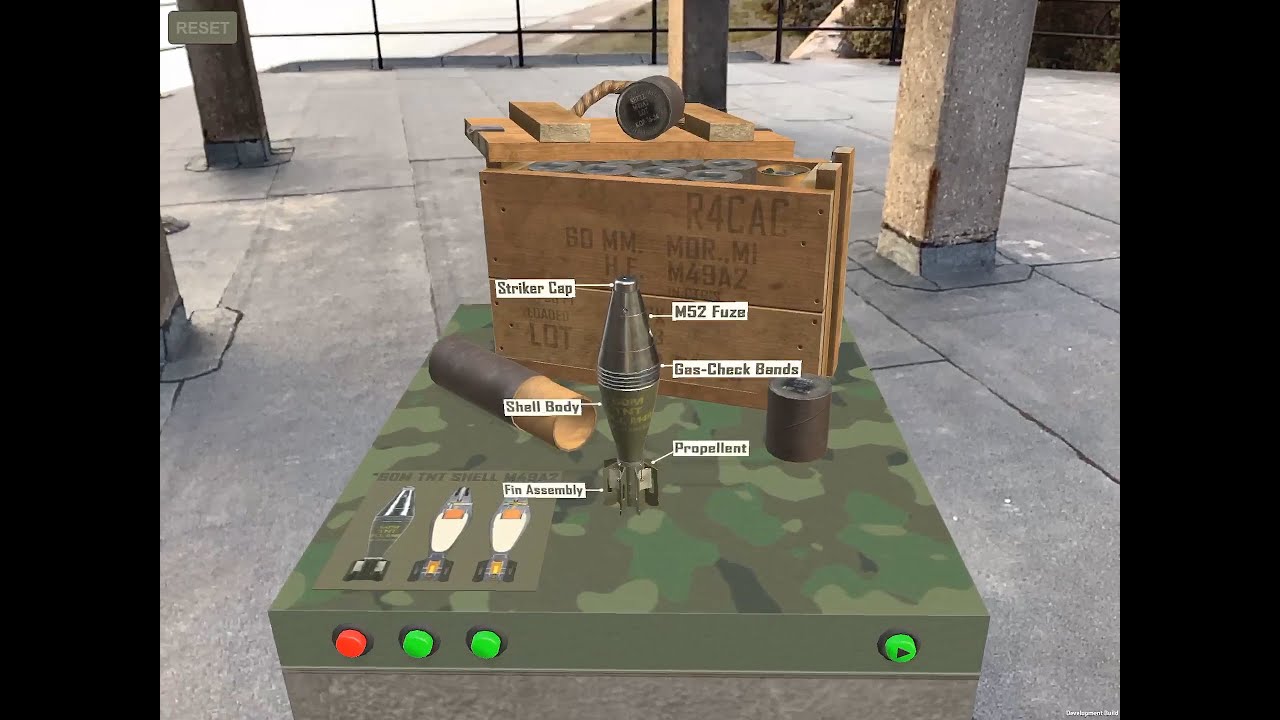 Mortar Shell M49A2 - Technical 3D Animation in AR - YouTube