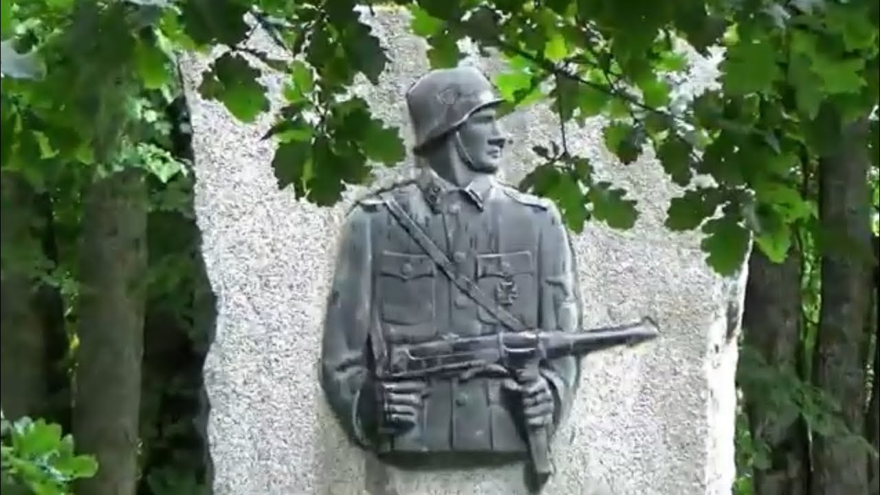 Estonian Waffen SS Monuments, Trenches and Graves - YouTube