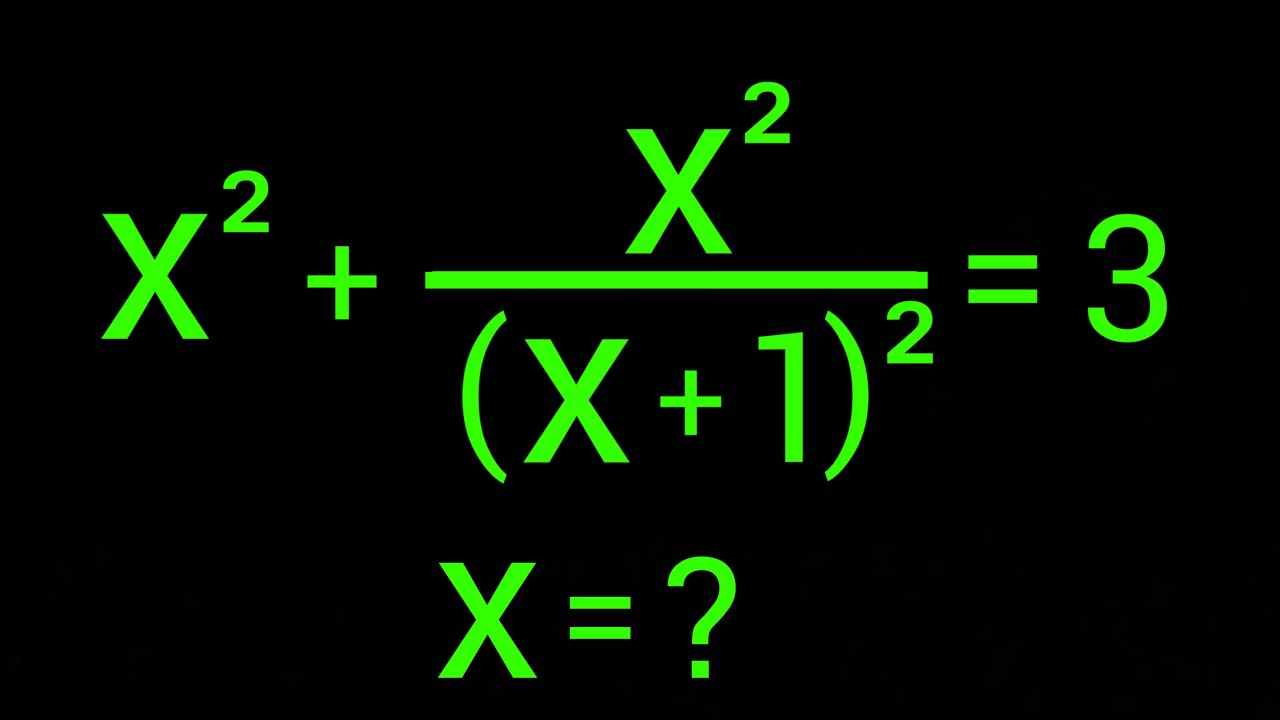 Math Olympiad | A Nice Algebra Problem - YouTube