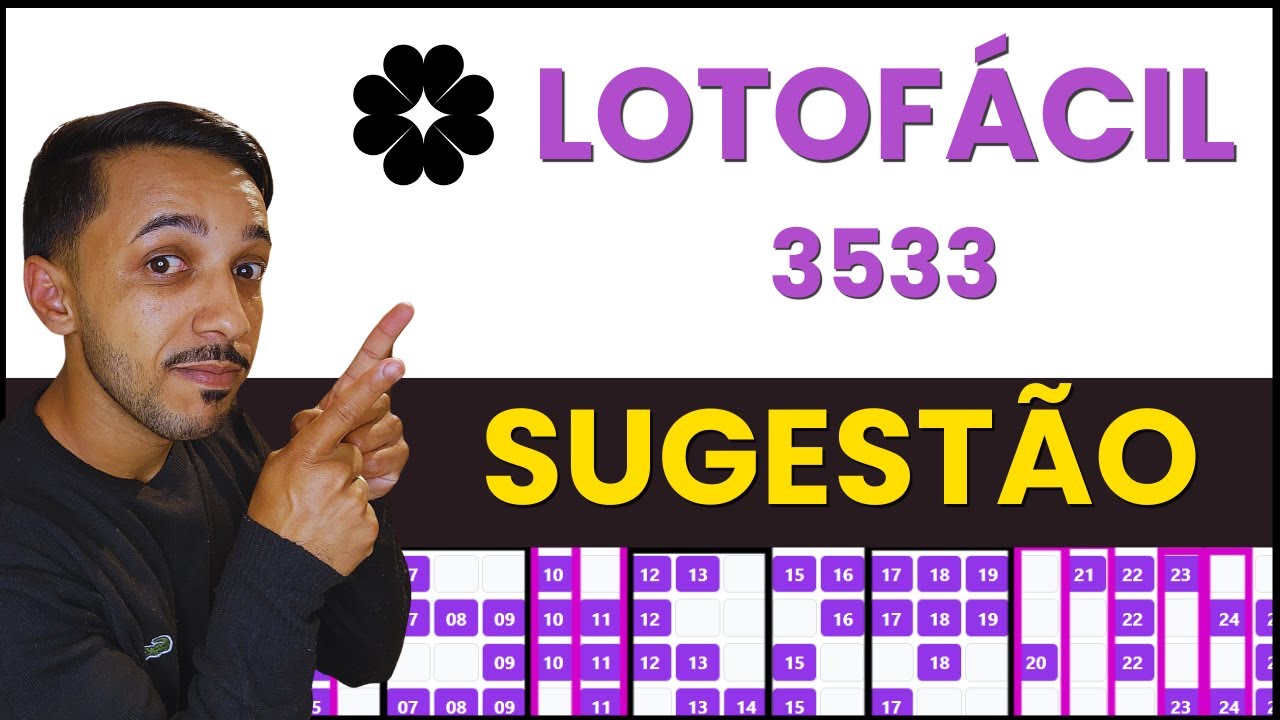 LOTOFACIL 3533 Dicas Analise e Combinações Estratégicas - YouTube