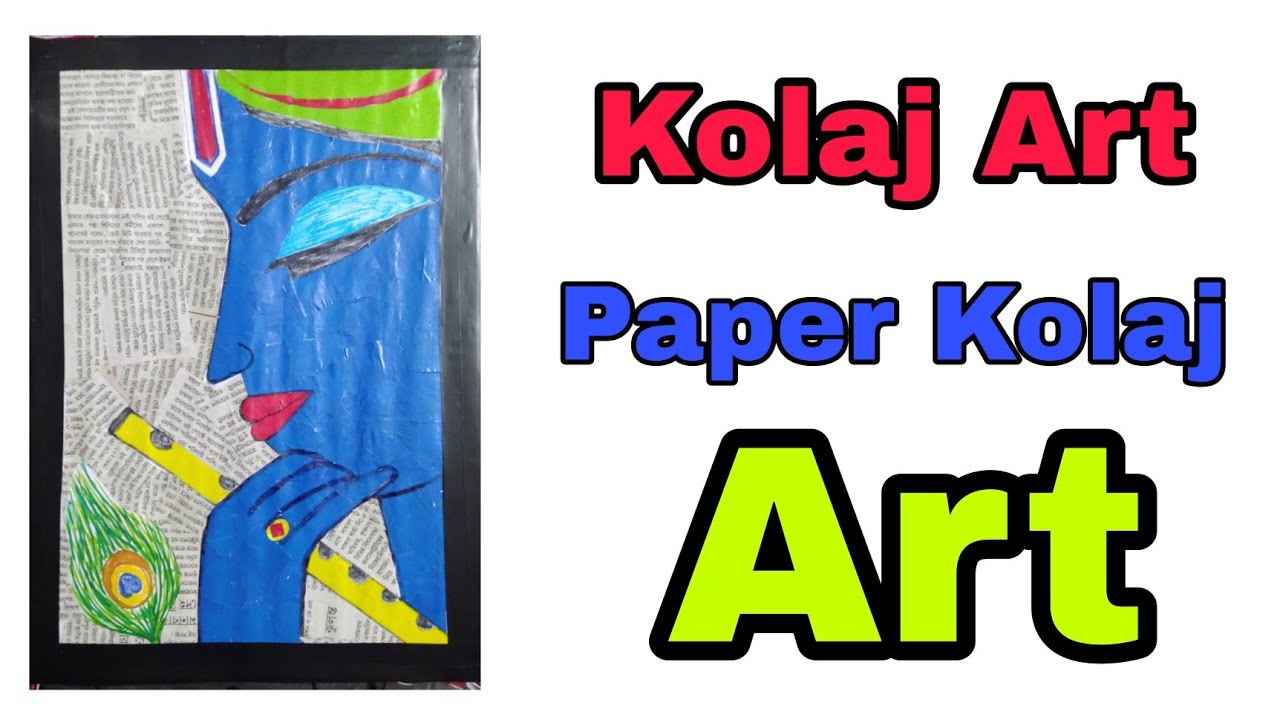 Kolaj Art||Collage Art||Paper Kolaj Art - YouTube