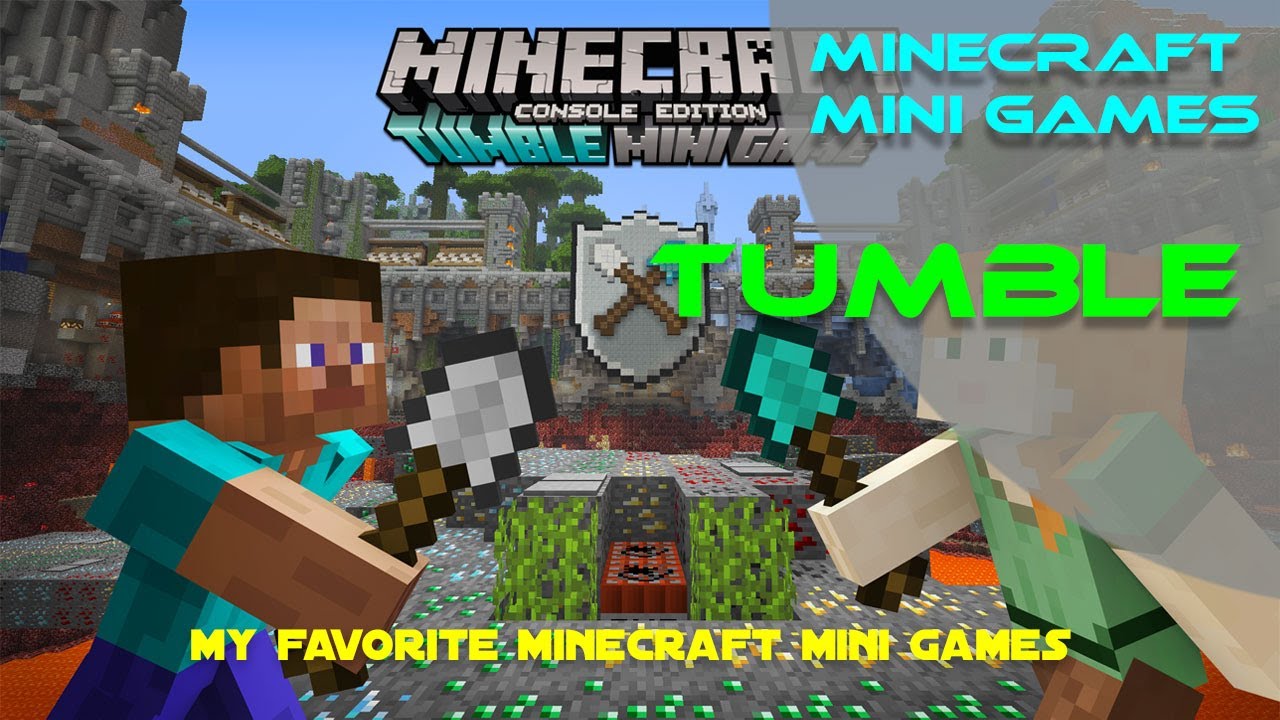 Minecraft Mini Games - Tumble - "Favorite mini game in Minecraft ...