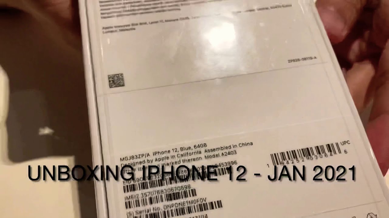 UNBOXING iPHONE 12 - YouTube
