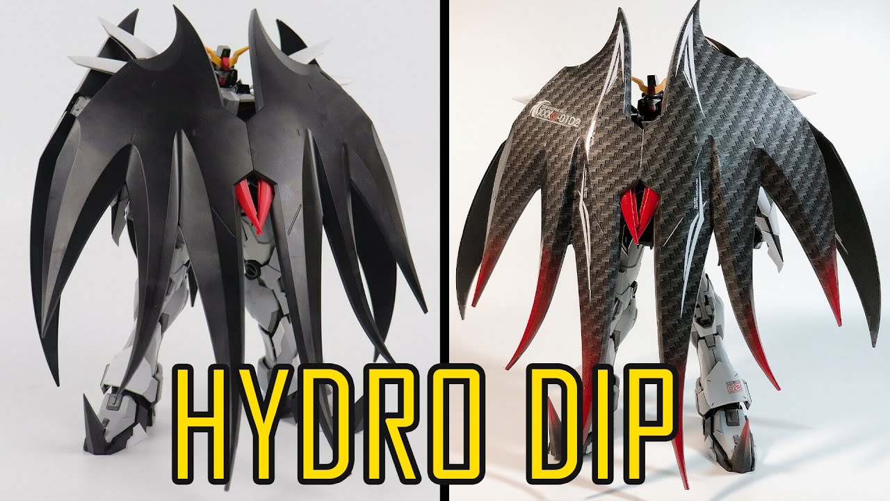 Hướng dẫn cách sơn nhúng Carbon Gundam Deathscythe Hell MG 1/100 ...