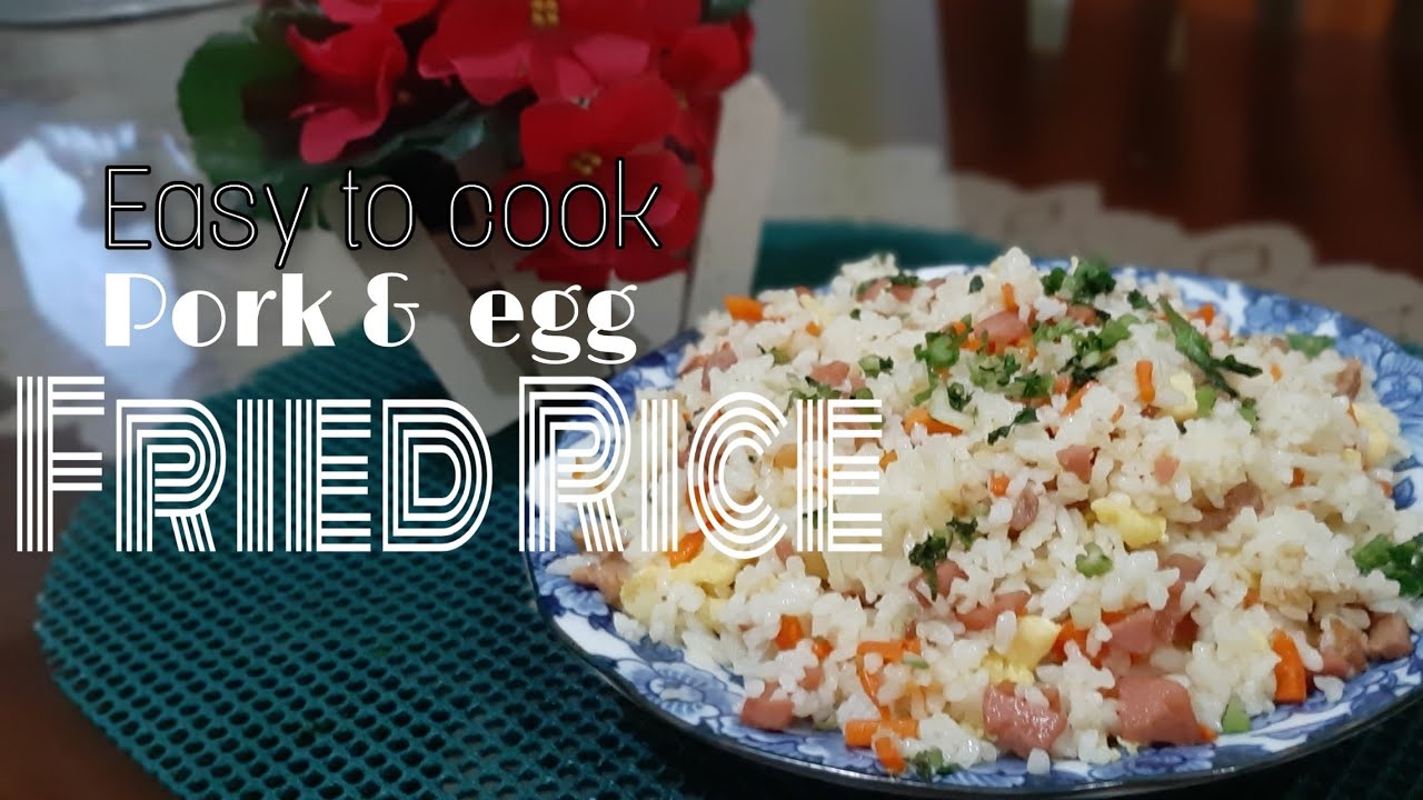 Easy Pork & Egg Fried Rice - YouTube