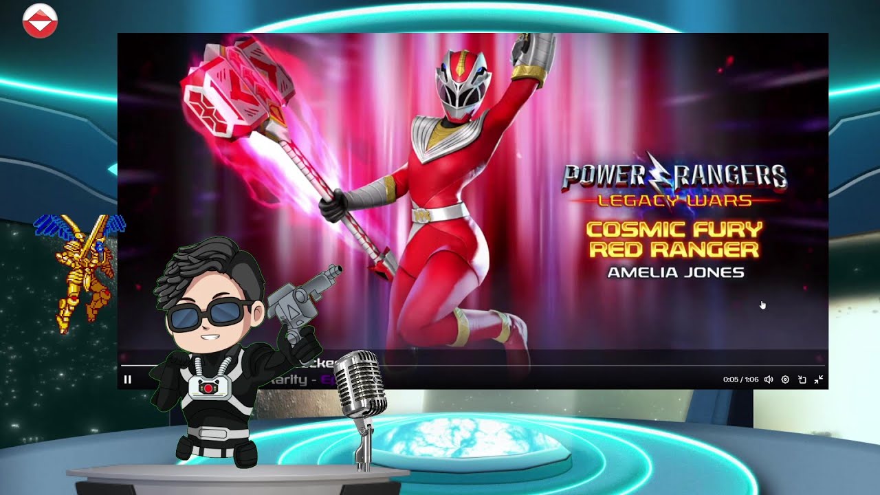 Cosmic Fury Red Ranger!|Amelia Jones|Reaction|Power Rangers Legacy Wars ...