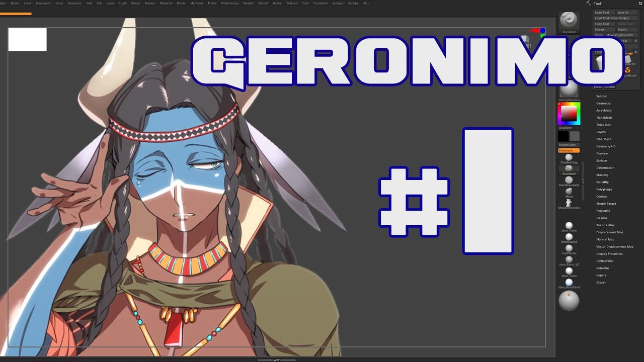 【Modeling Stream】 Fate Grand Order - Geronimo #1 - YouTube