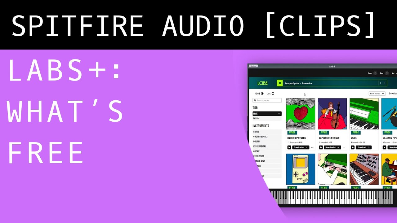 Spitfire LABS - What's Free - YouTube