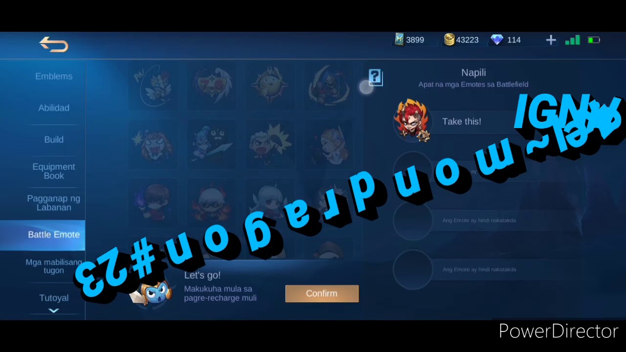 HOW TO GET FREE BATTLE EMOTE IN MLBB - YouTube