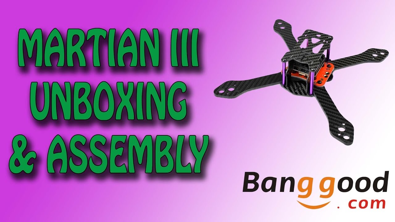 Realacc Martian III - FPV Carbon Frame Review - YouTube