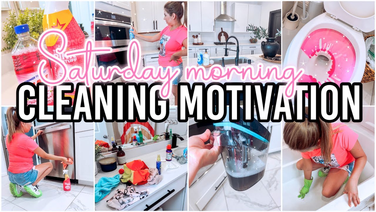 NEW SATURDAY MORNING CLEANING MOTIVATION || CLEAN WITH ME! - YouTube