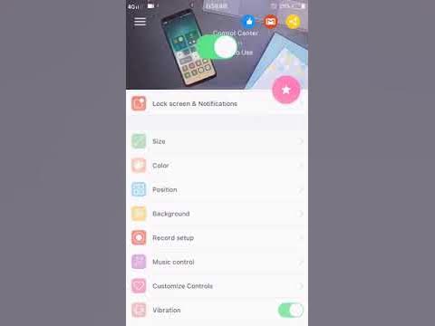 How to make your Android phone look like Iphone.l .Ios control pannel ...