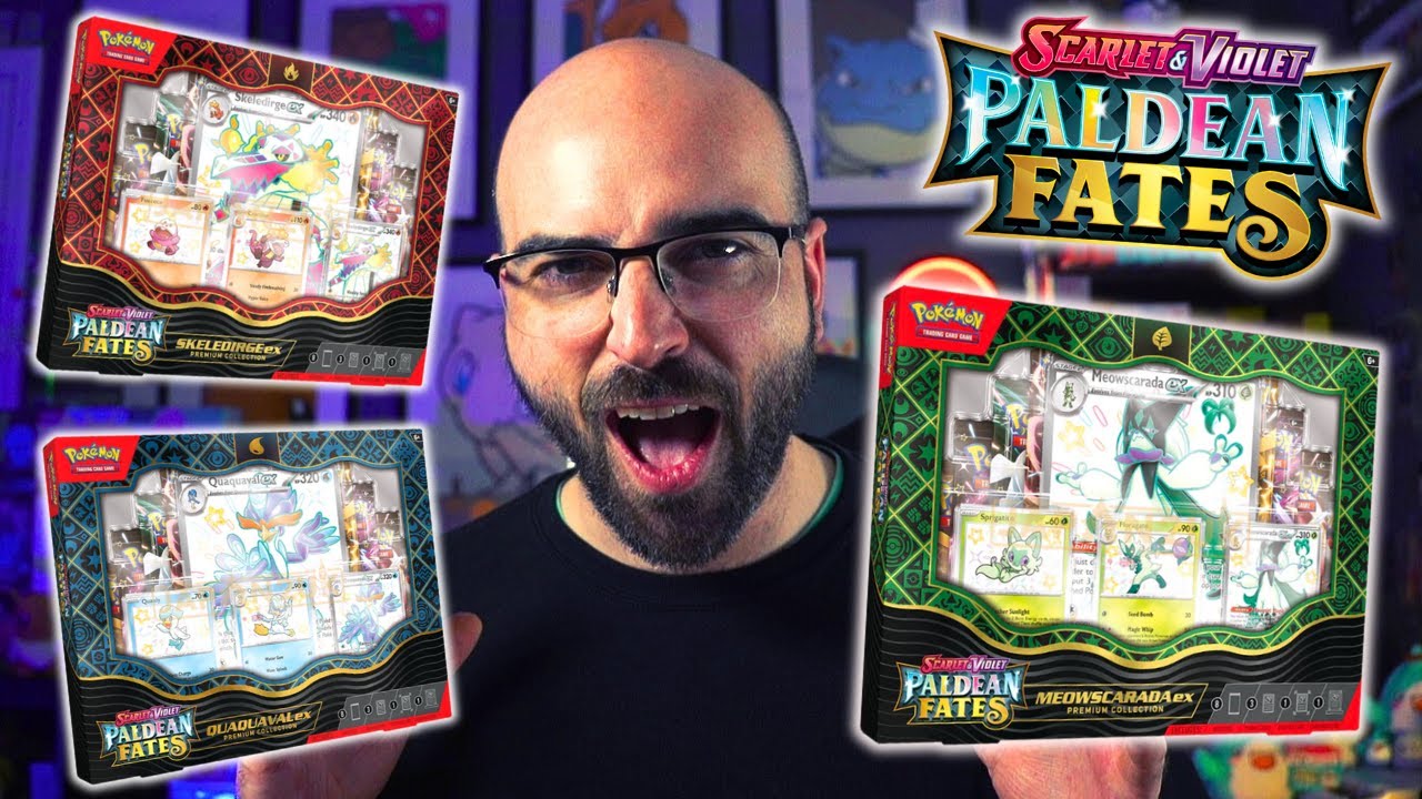 What's inside Paldean Fates Premium Collection Boxes? Pokémon cards ...