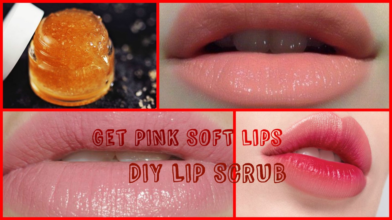 How to get pink lips/ Lighten dark lips naturally at home/ DIY miracle ...