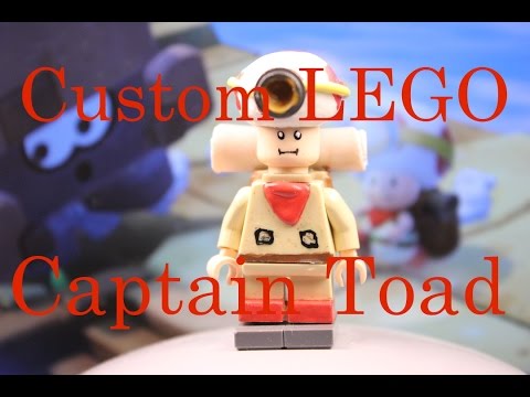 Custom LEGO Captain Toad Minifigure - YouTube