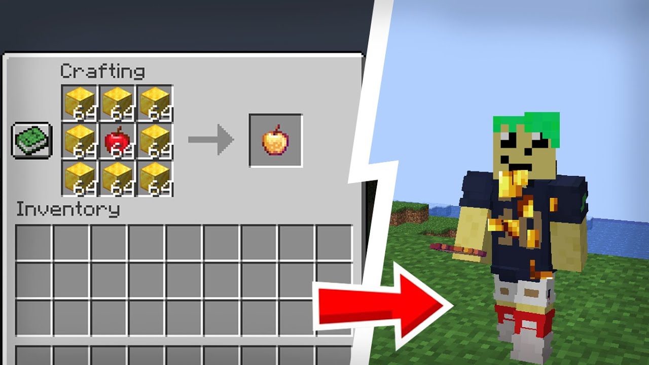 Haz ESTO para CRAFTEAR manzanas de NOTCH en SURVIVAL 😳 - Survival ...