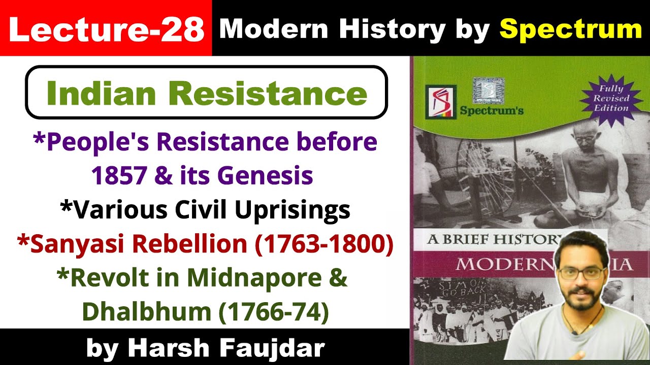 H28- People's Resistance Before 1857 Revolt, Sanyasi Rebellion ...