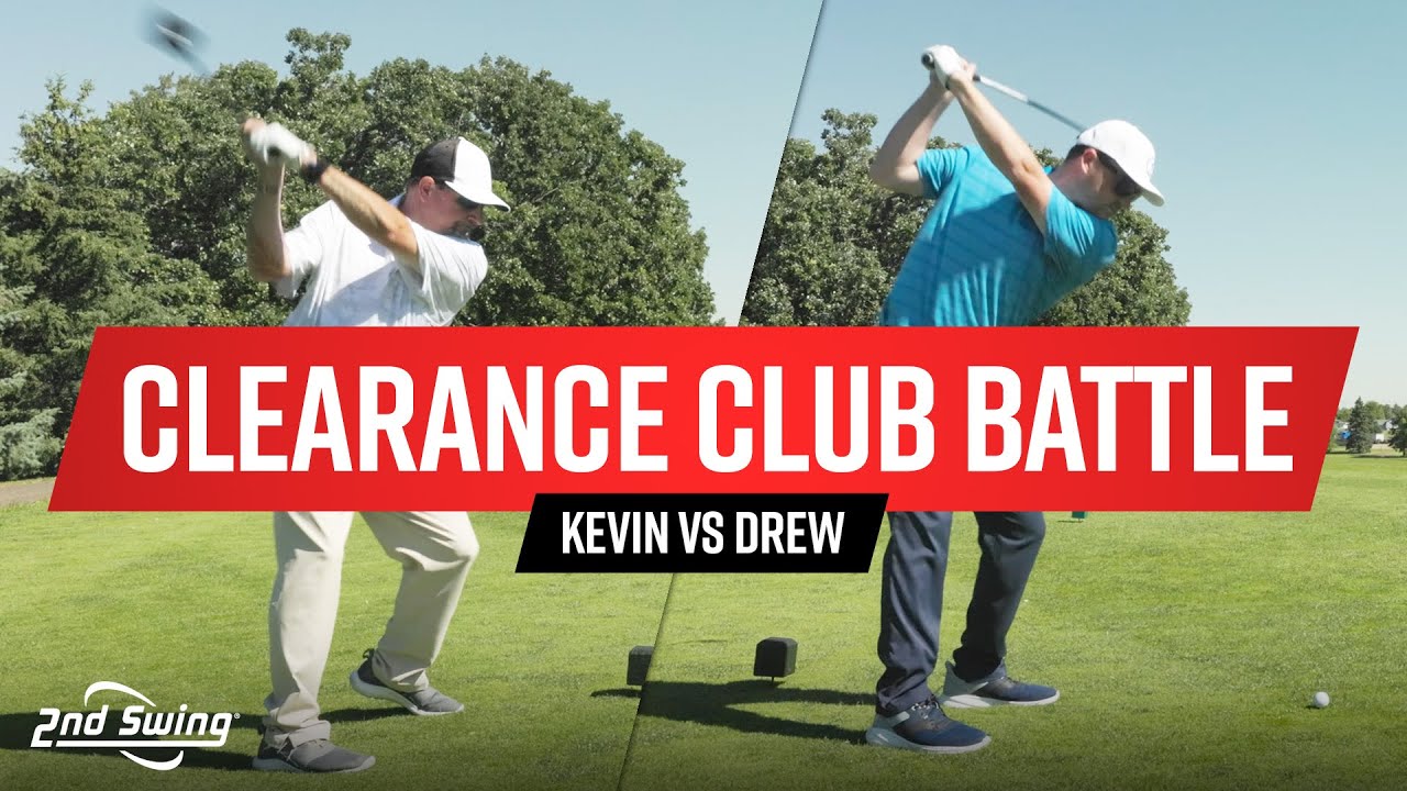 Clearance Golf Clubs Challenge! Kevin vs Drew - YouTube