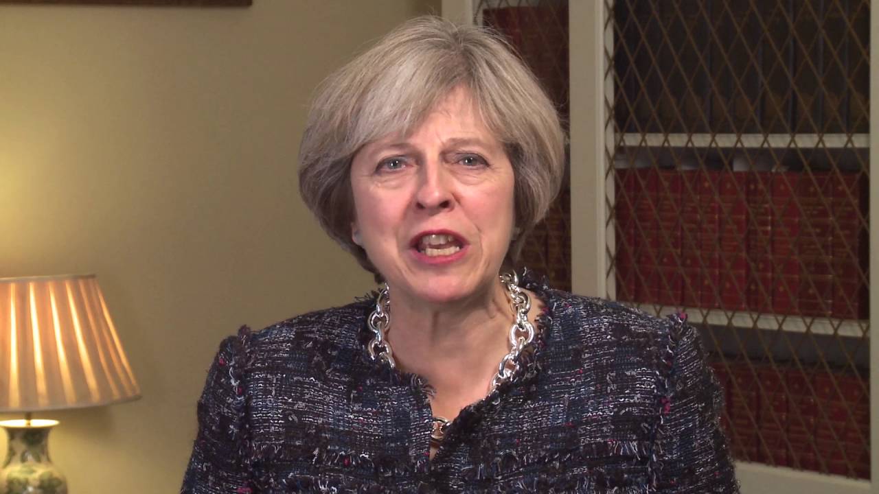 Message of Support - The Prime Minister, Rt Hon Theresa May MP - YouTube