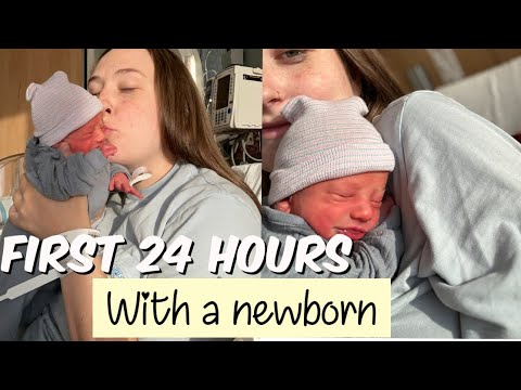 First 24 hours with a newborn (preemie) | 2023 - YouTube