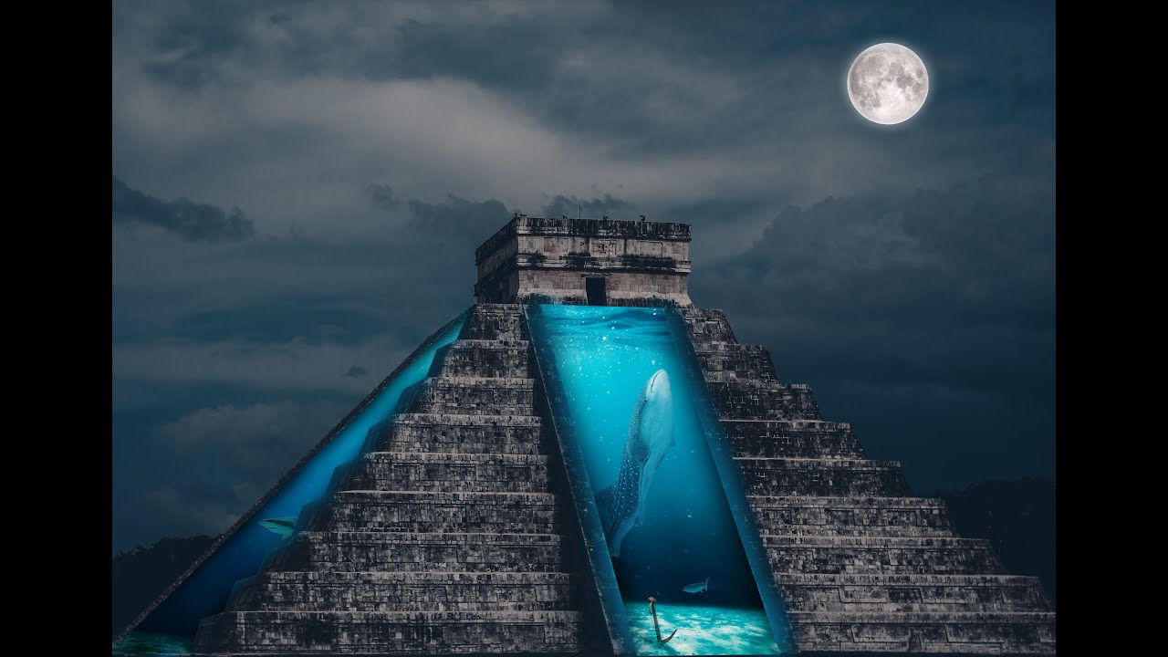 Pyramid Aquarium Photo Manipulation in Adobe Photoshop - YouTube
