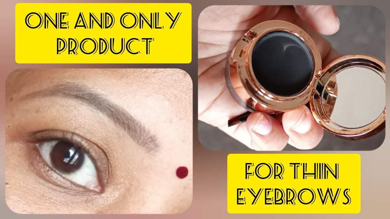 Perfect eyebrows in 2 minutes | Best solution for thin eyebrows - YouTube