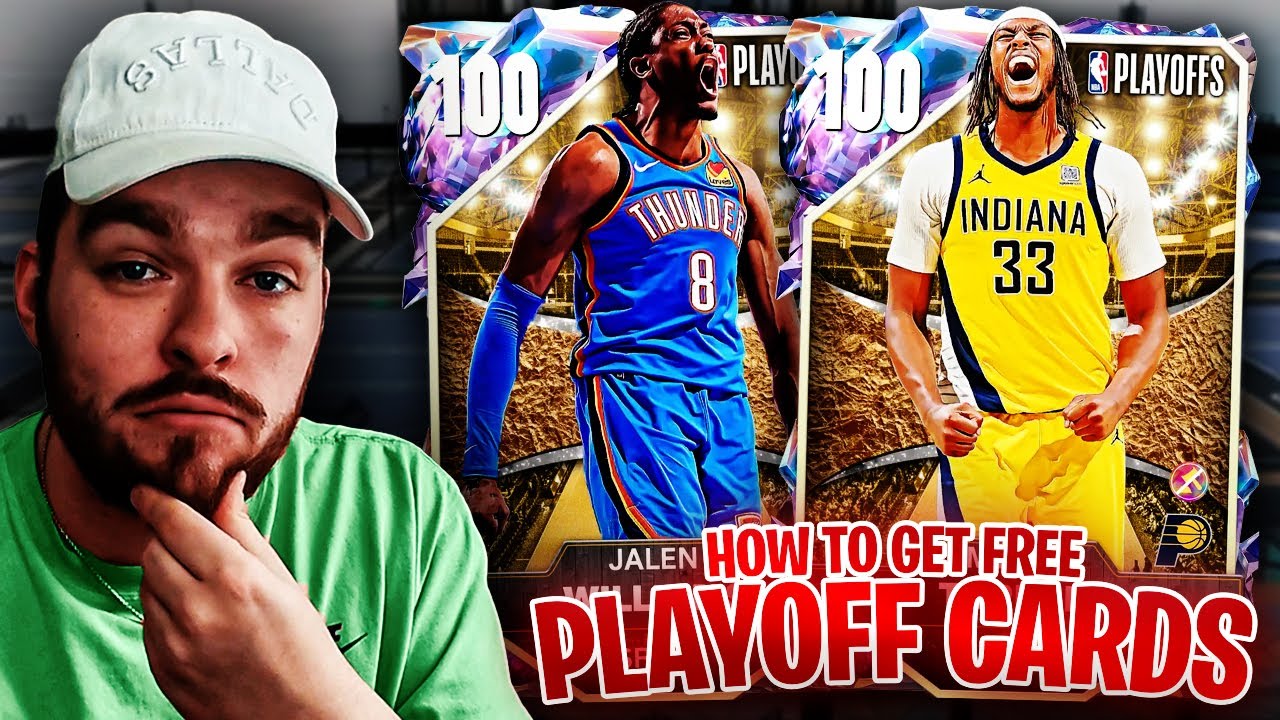 HOW TO GET BOTH OF THE FREE PLAYOFFS 100 OVERALLS FAST AND EASY IN NBA ...