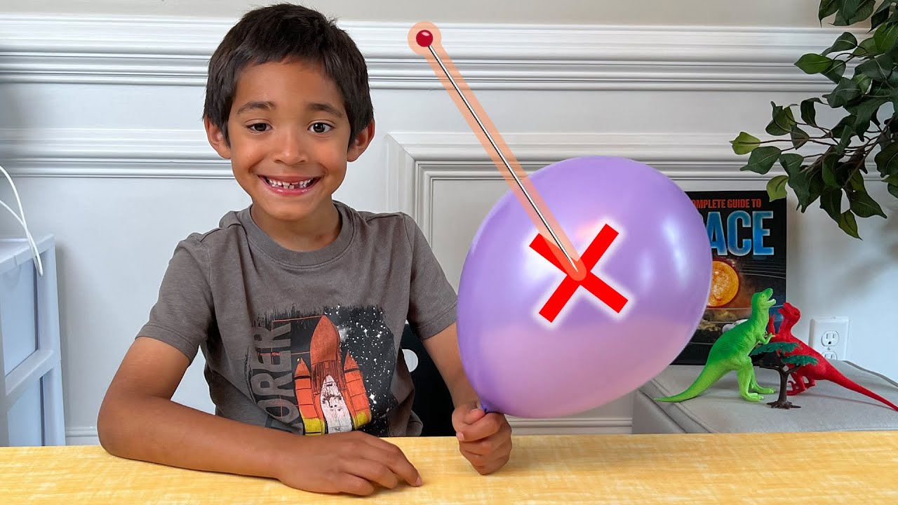 Piercing a Balloon WITHOUT Popping It! - YouTube