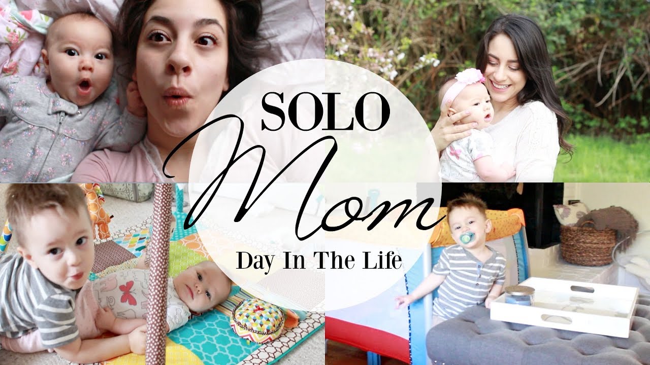 SOLO MOM DAY IN THE LIFE WITH A NEWBORN & TODDLER | Mom of 2 Under 2 ...