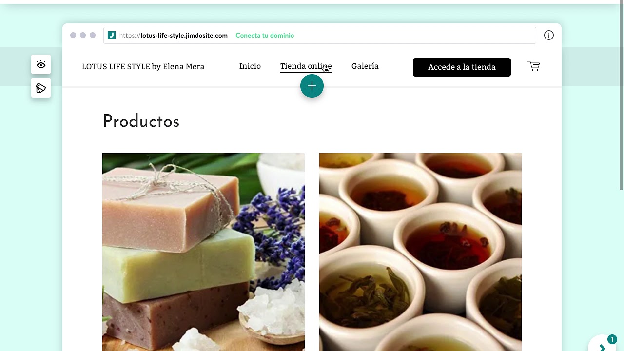 Tienda Online en Jimdo (Lotus Life Style) Elena Mera - YouTube