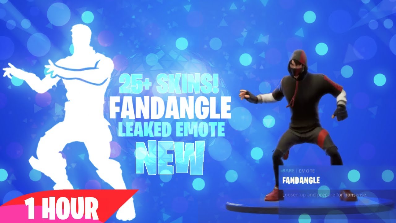 FORTNITE FANDANGLE EMOTE 1 HOUR (25+ SKINS) (MUSIC DOWNLOAD INCLUDED ...