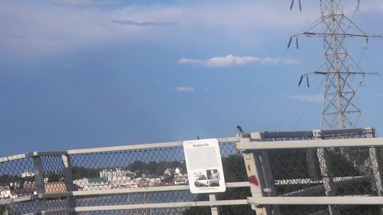Driving across the Casco Bay Bridge in Downtown Portland on Saturday 7 ...