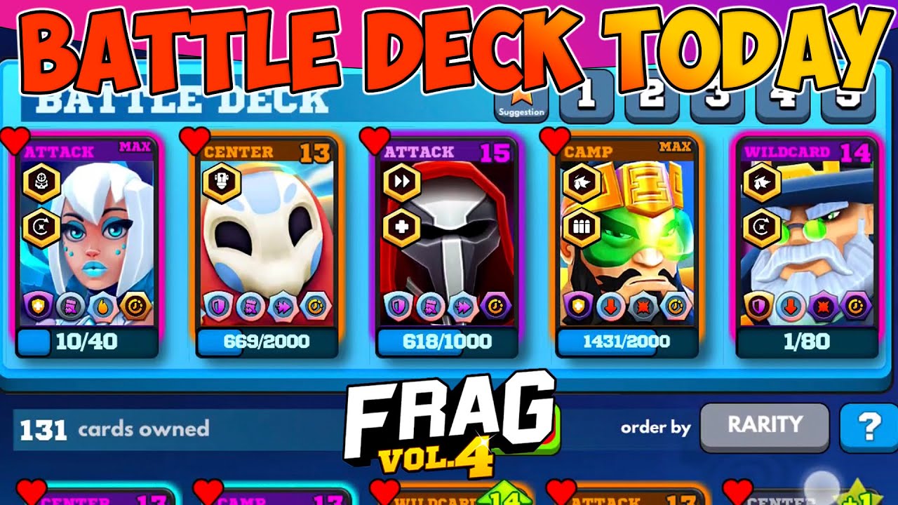 FRAG Pro Shooter - BATTLE DECK TODAY🔥⚡Gameplay Walkthrough🔥(iOS,Android ...