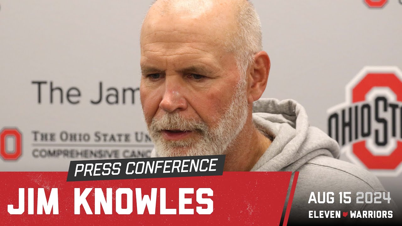 Jim Knowles discusses Arvell Reese's impressive scrimmage, defensive ...