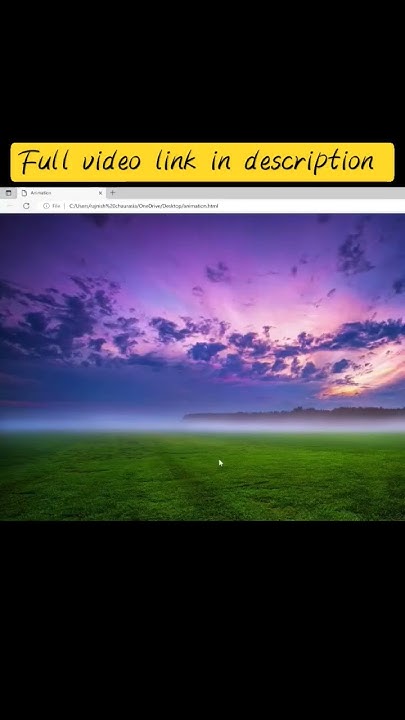 How To Create Animation Using HTML Code in Hindi😱😱/#shorts #html ...