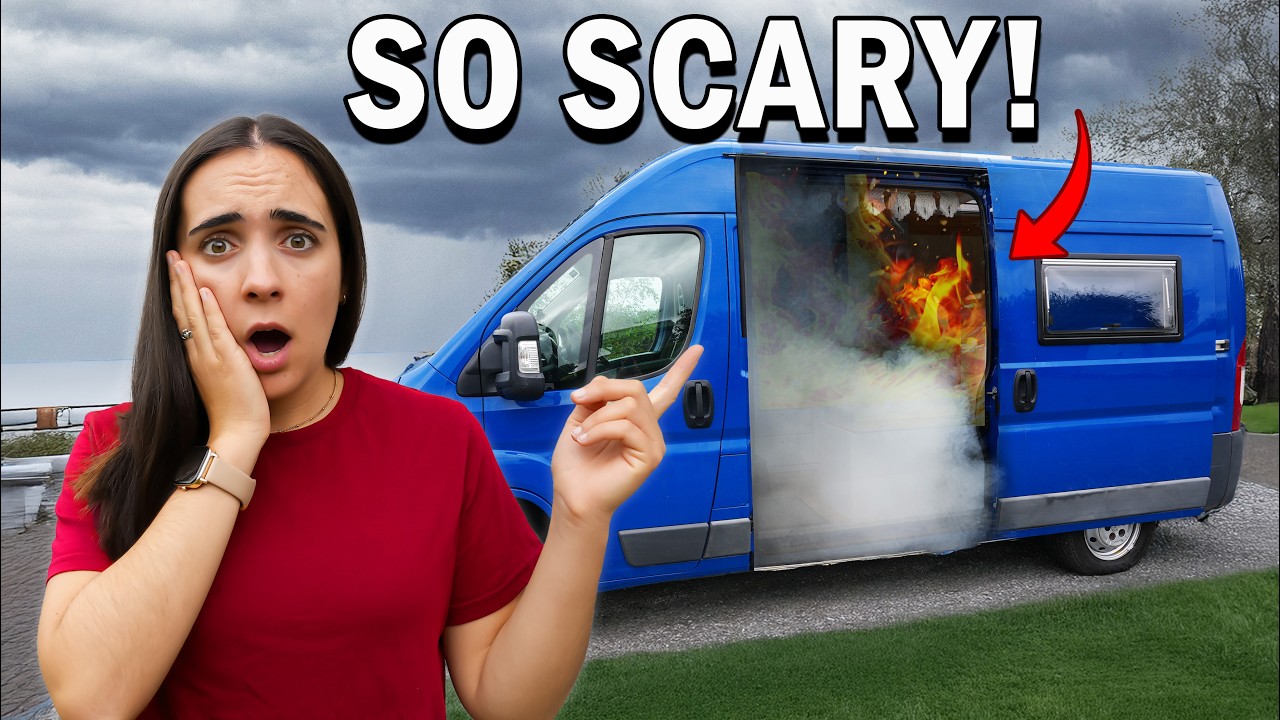 Our VAN almost caught FIRE! Our TERRIFYING experience. - YouTube