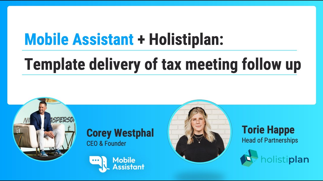 Mobile Assistant Partner Series - Holistiplan - YouTube