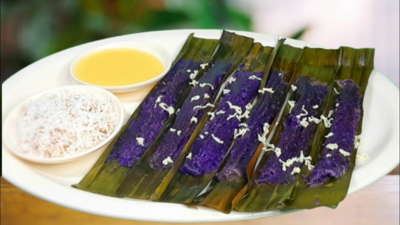 PUTO BUMBONG WITHOUT USING BAMBOO STEAMER | EasyTo Make Puto Bumbong ...