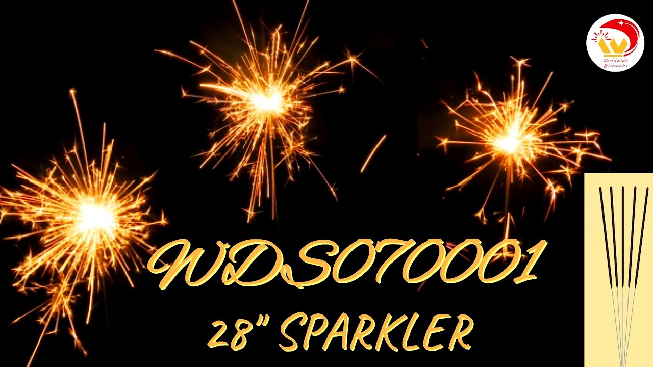 WDS070003 28'' SPARKLER - YouTube