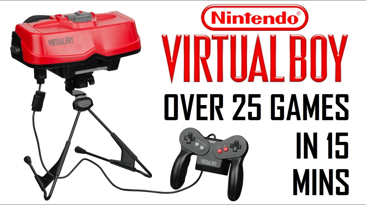 Over 25 Nintendo Virtual Boy Games In 15 Minutes - YouTube