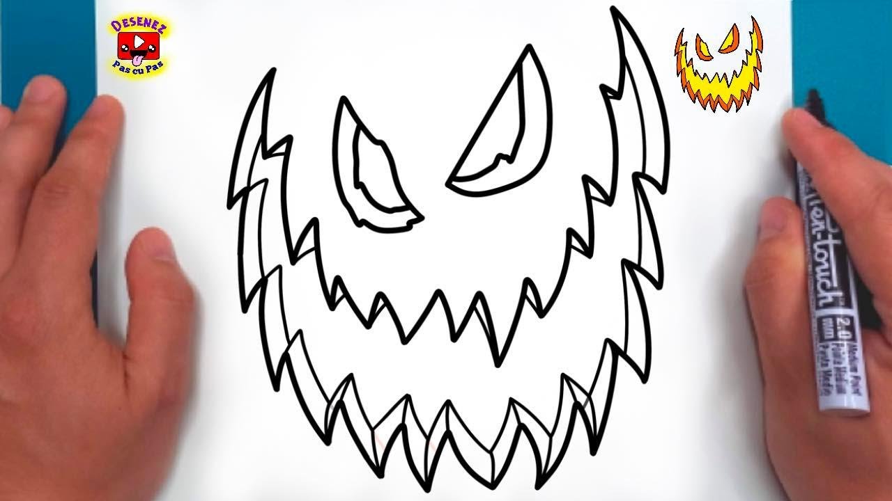 DESENE de HALLOWEEN - Fata Infricosatoare de MONSTRU 👹HOW TO DRAW A ...