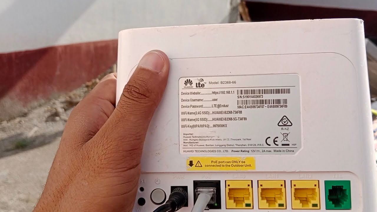 Huawei B2368 Router installation 🧑‍🔧 - YouTube