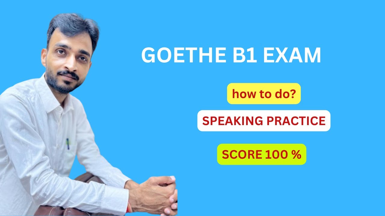 B1 GERMAN SPEAKING EXAM PRACTICE LIVE | GOETHE B1 EXAM SPRECHEN | - YouTube