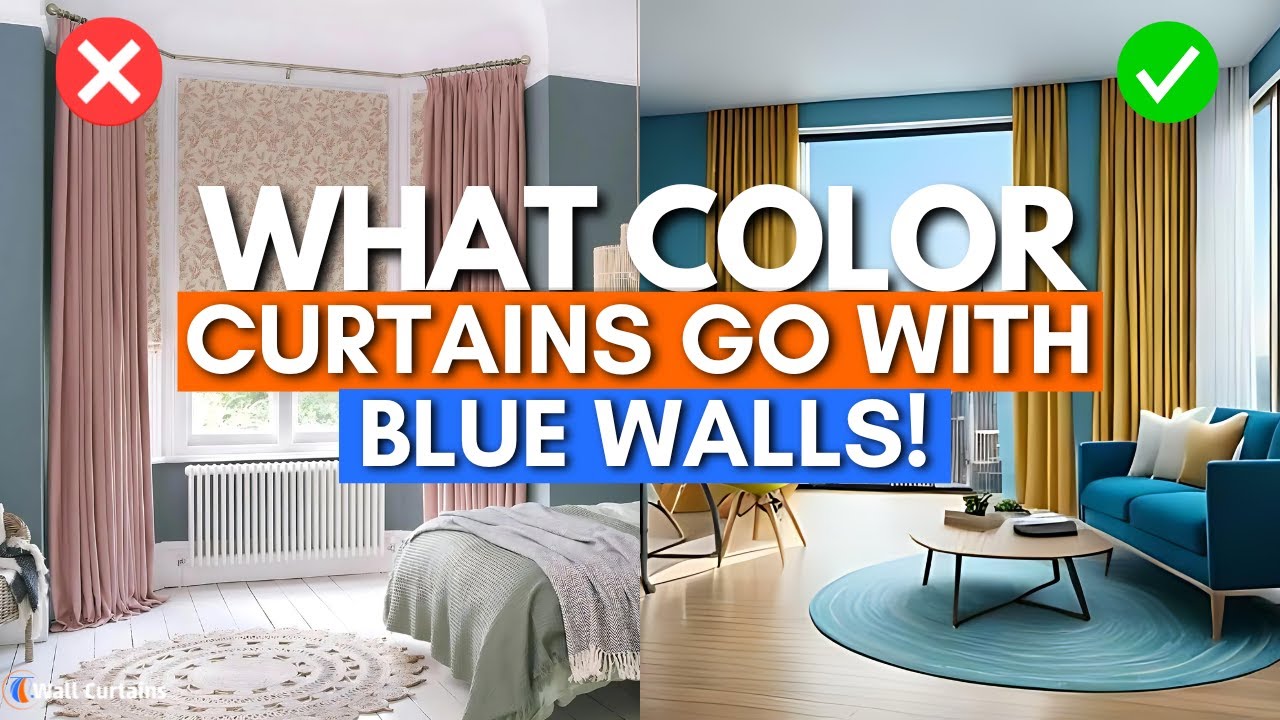 What Color Curtains Go With Blue Walls? | Best Curtain Colors for Blue ...